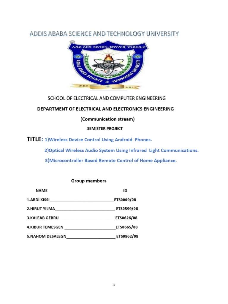 Title: Department of Electrical and Electronics Engineering ...