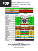 BS 1710 1984 Pipeline Identification PDF | PDF | Pipe (Fluid Conveyance) | Steam