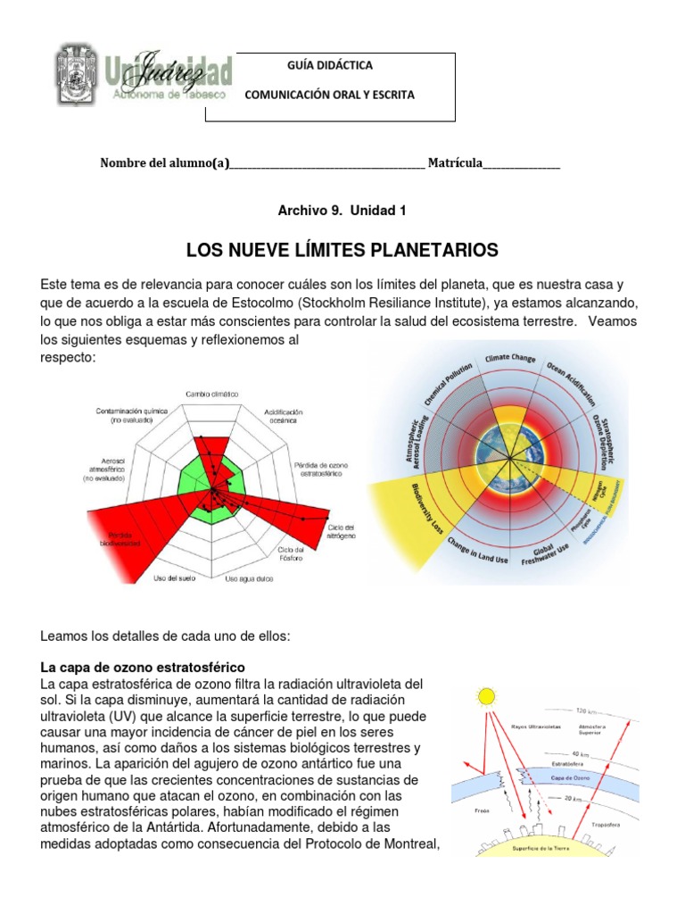 Archivo-9 - Los Nueve Límites Planetarios | PDF | Acidificación ...