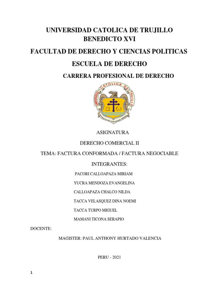Factura Conformada y Negociable: Claves | PDF | Pagos | Instrumento ...