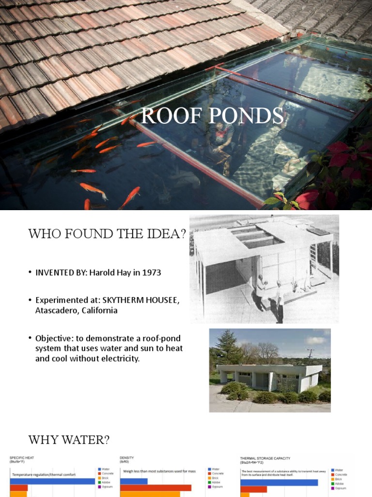 Roof Ponds | PDF | Building Insulation | Roof