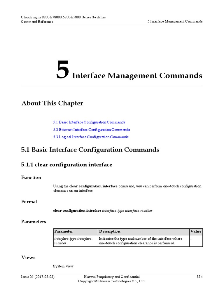 01-05 Interface Management Commands | PDF | Internet Protocols ...
