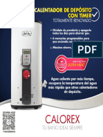 Ficha Técnica Calorex | PDF | Ingeniería de Edificación | Química