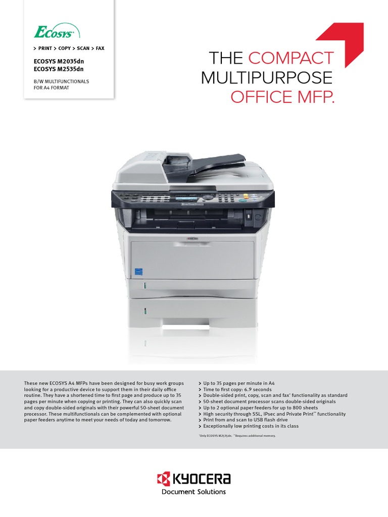 THE Multipurpose: Compact Office MFP | PDF | Computing | Computer ...