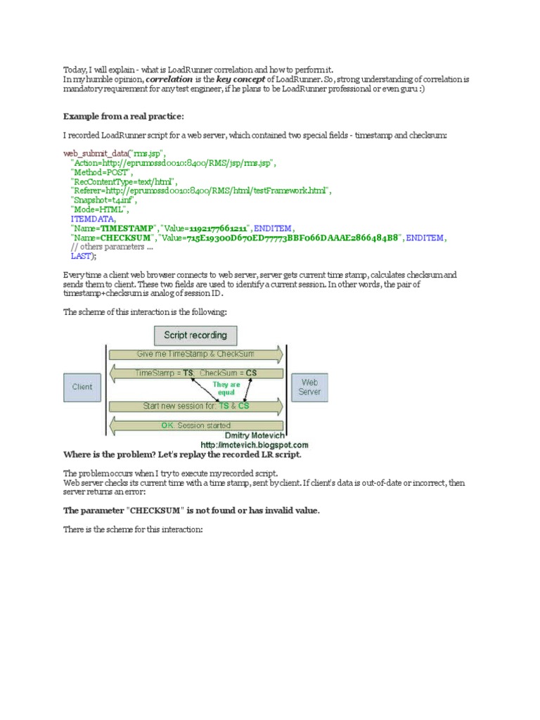 Correlation Steps Load Runner | PDF | Internet & Web | World Wide Web