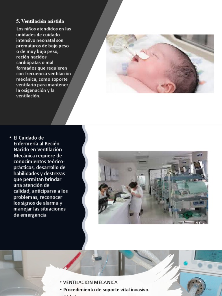 Atencion de RN y Neonato en Estado Critico Ventilacion Asistida | PDF ...