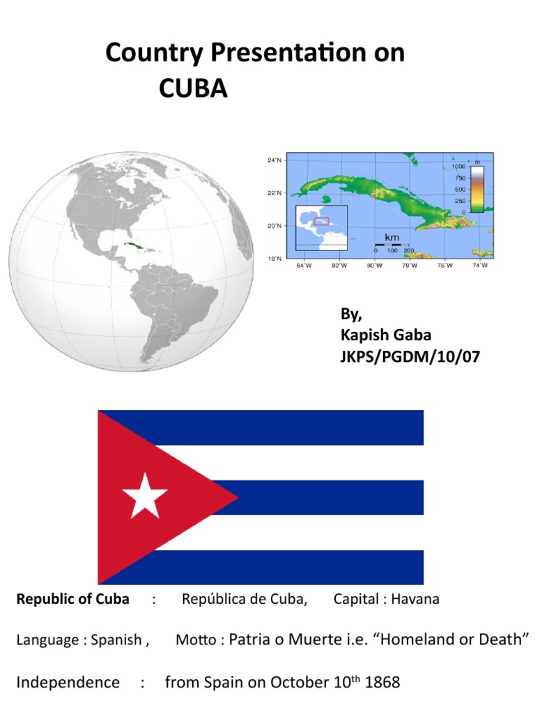 Cuba: Geography, Demographics, and Economy Overview | PDF | Cuba ...