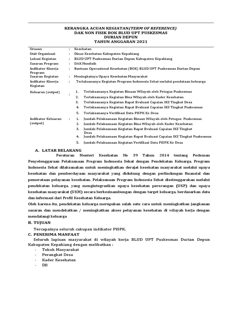 TOR PISPK Asli | PDF