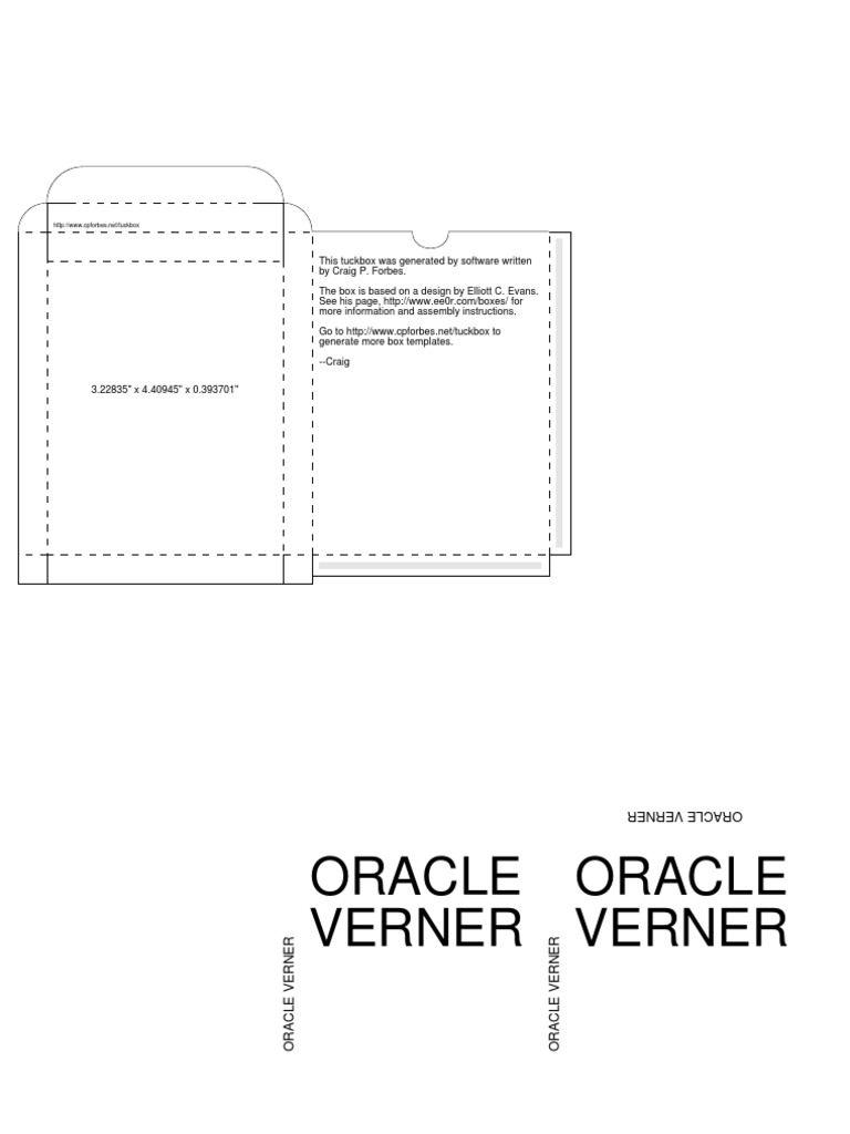 Tuckbox | PDF | Home & Garden