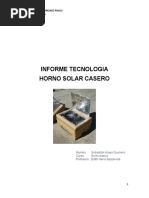 Proyecto de Horno Solar | PDF | Cocina, comidas y vino | Hogar ...