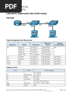 4.5.1 Packet Tracer - Inter-VLAN Routing Challenge | PDF | Dirección IP | Protocolos de internet