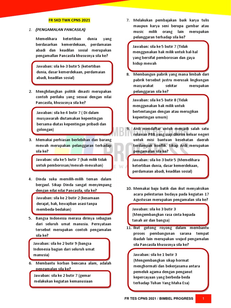 TWK Dikonversi | PDF