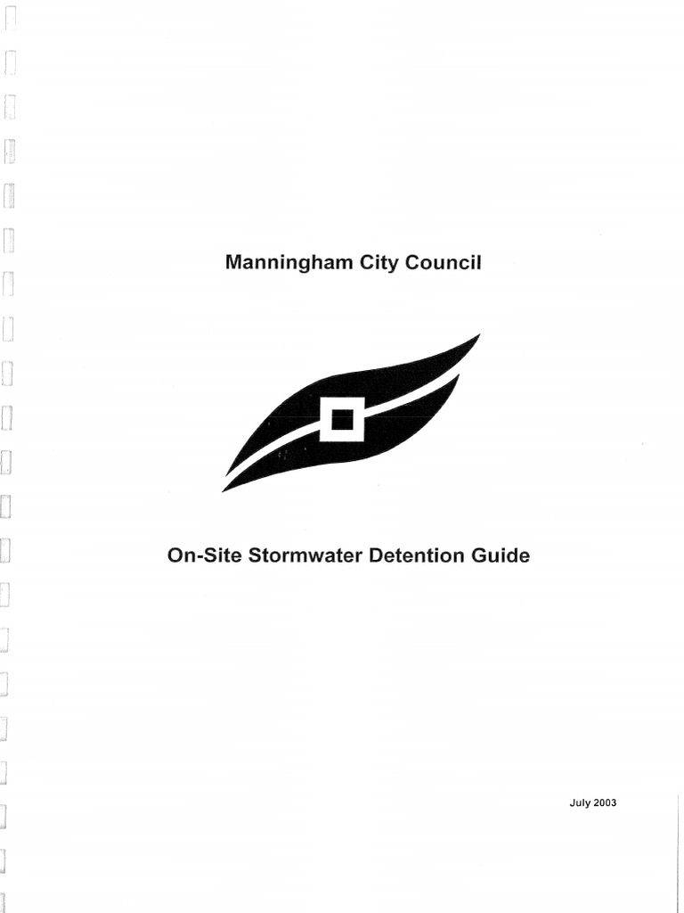 Onsite Stormwater Detention Guide | PDF