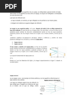 Espejos Planos y Curvos: Propiedades y Usos | PDF | Espejo | Óptica
