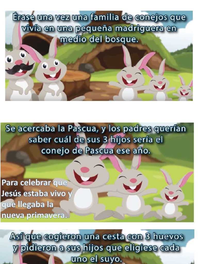 Cuento Conejo de Pascua 1 | PDF