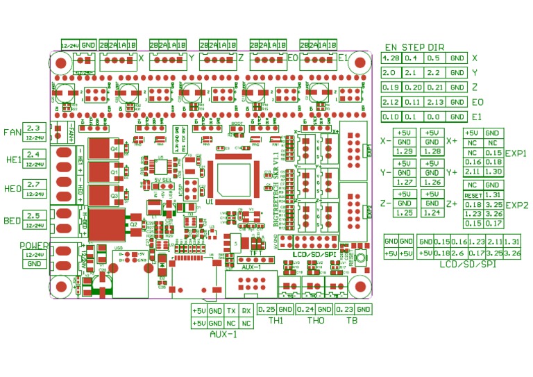 SKR V1 1 Pinout | PDF