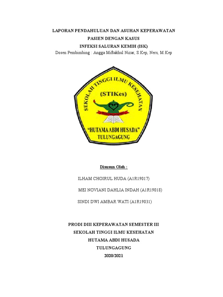 Laporan Keperawatan Infeksi Saluran Kemih | PDF | Sains & Matematika