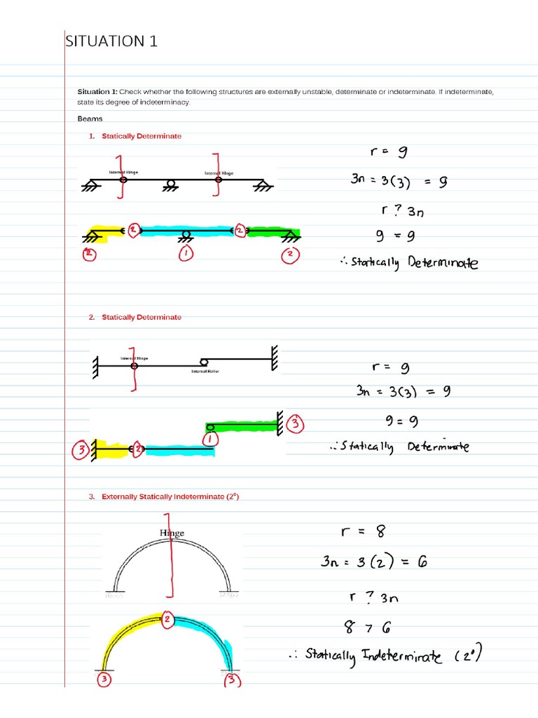 Problem Set Solution Part 1 Theory of Structurres Nov 2021 Review | PDF