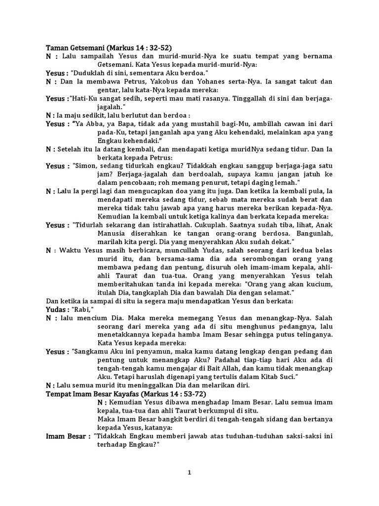 Drama Jalan Salib | PDF