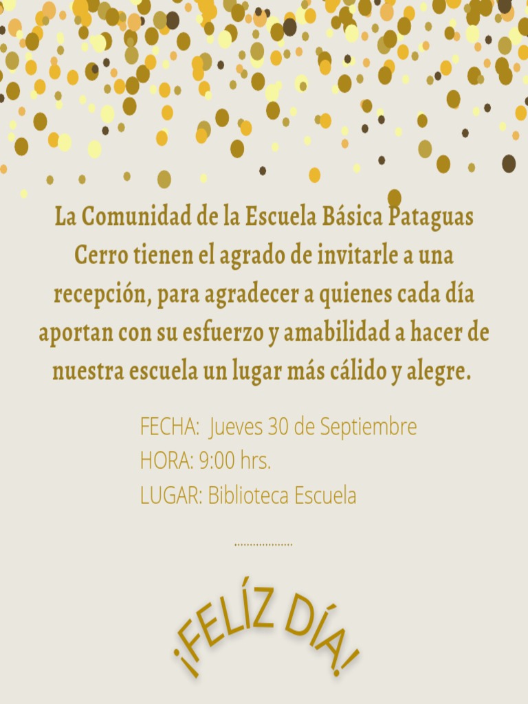 Invitación Día Del Asistente | PDF