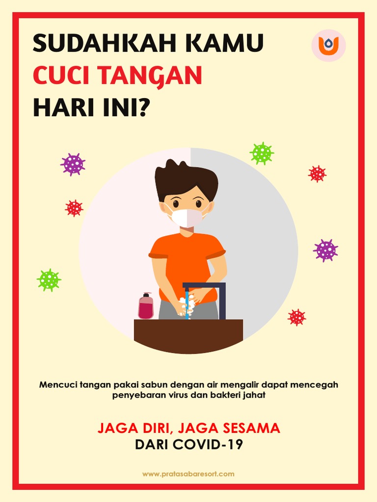 Prata - Poster Cuci Tangan Boy - A4 | PDF | Gaya Hidup