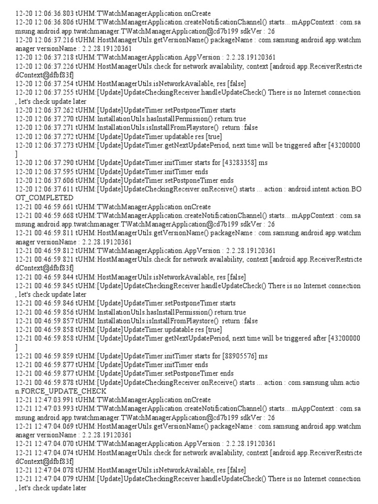 dumpState-UHM Log | PDF | Android (Operating System) | Mobile App