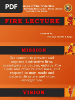 BFP Fire Safety Seminar | PDF | Fires | Combustion