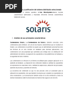 Características Principales de Solaris | PDF | Hilo (Computación) | Servidor (Computación)
