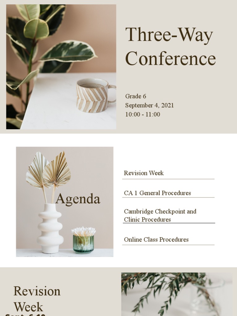 Three-Way Conference | PDF | Communication | Learning