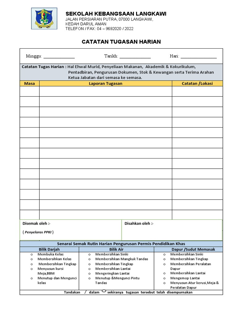 Catatan Harian PPM | PDF