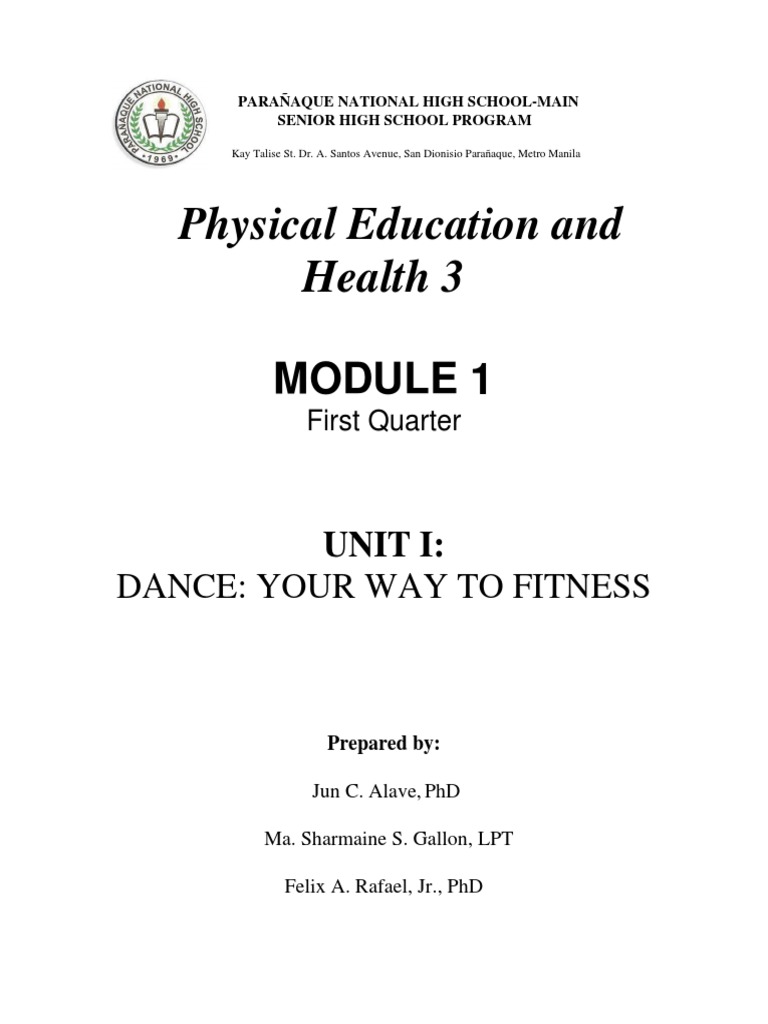 Shs Pe Grade-12 1st-Semester First-Quarter | PDF | Stress (Biology ...