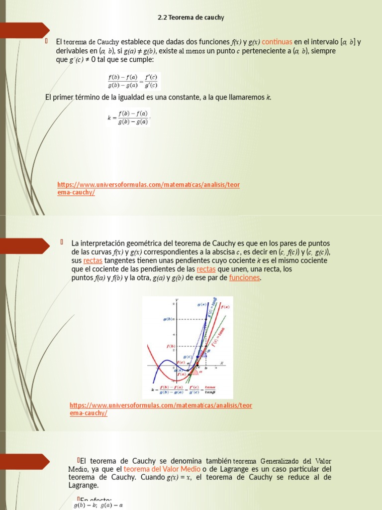 Teorema de Cauchy y derivadas | PDF
