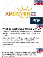 AMBISYON Natin 2040 | PDF