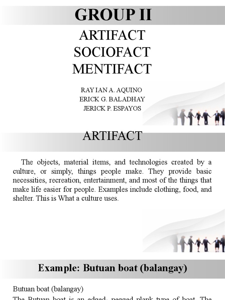 Artifact Sociofact Mentifact | PDF | Social Science
