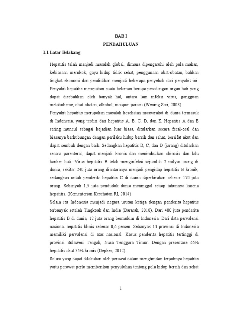 Tugas Kelompok Hepatitis | PDF