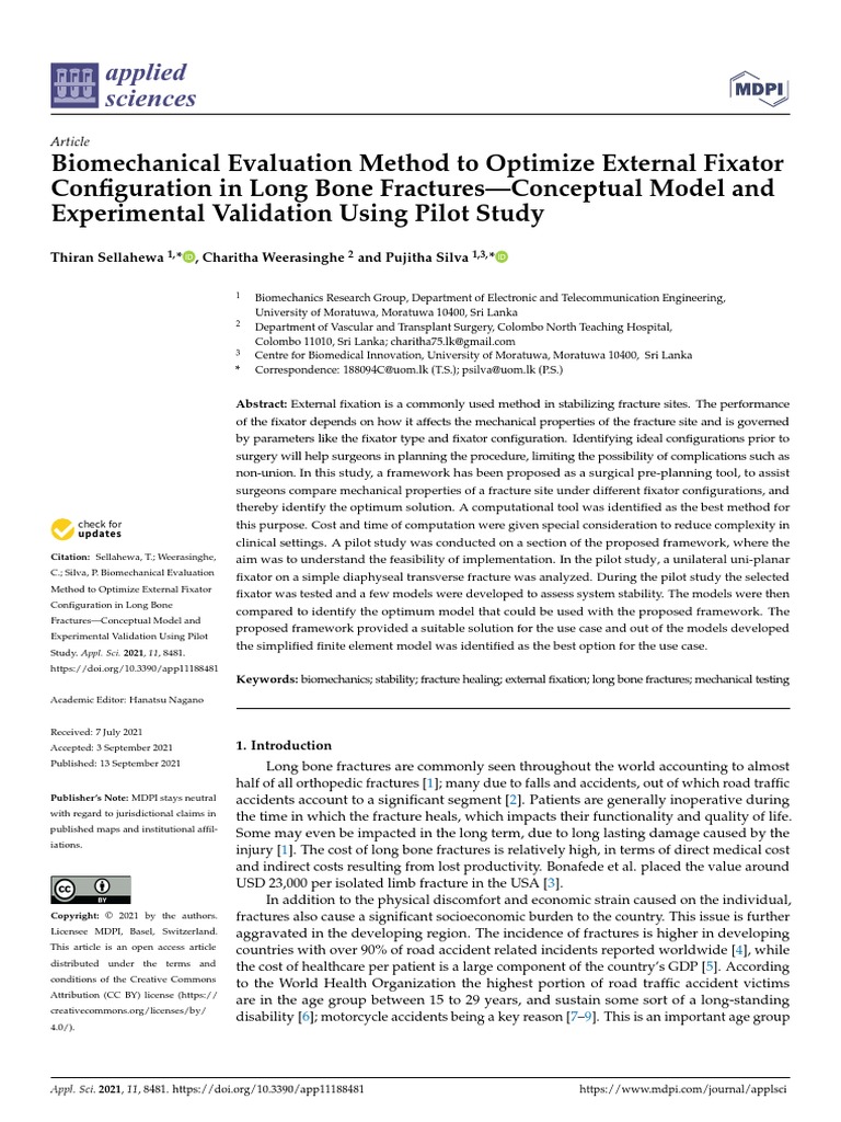 Applsci 11 08481 v2 | PDF | Bending | Finite Element Method