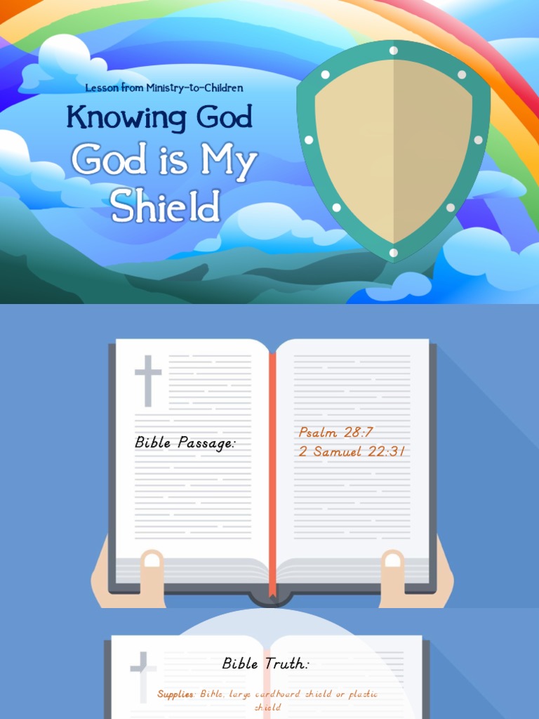 God Is My Shield | PDF | Bible | Toddler