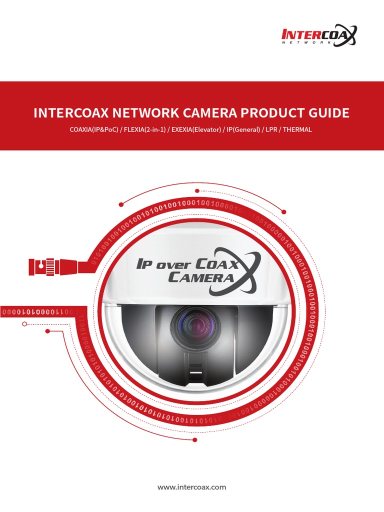Intercoax Network Camera Product Guide: P Over OAX Amera | PDF | Camera ...