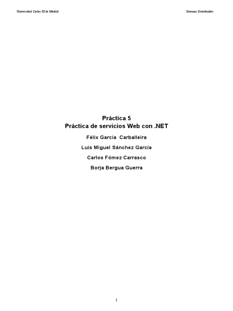 Practica 5 | PDF | .NET Framework | C Sharp (lenguaje de programación)