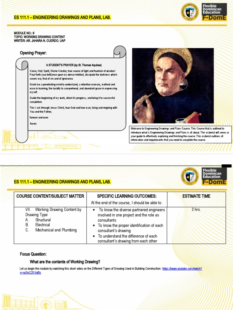 Module 6 - Engineering Drawings and Plans, Lab. Midterm | PDF ...