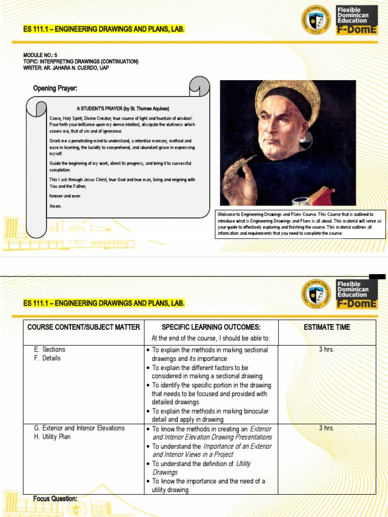Module 5 - Engineering Drawings and Plans, Lab. Midterm | PDF | Drawing ...