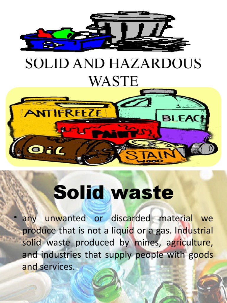 Solid and Hazardous Waste Management | PDF | Waste | Hazardous Waste