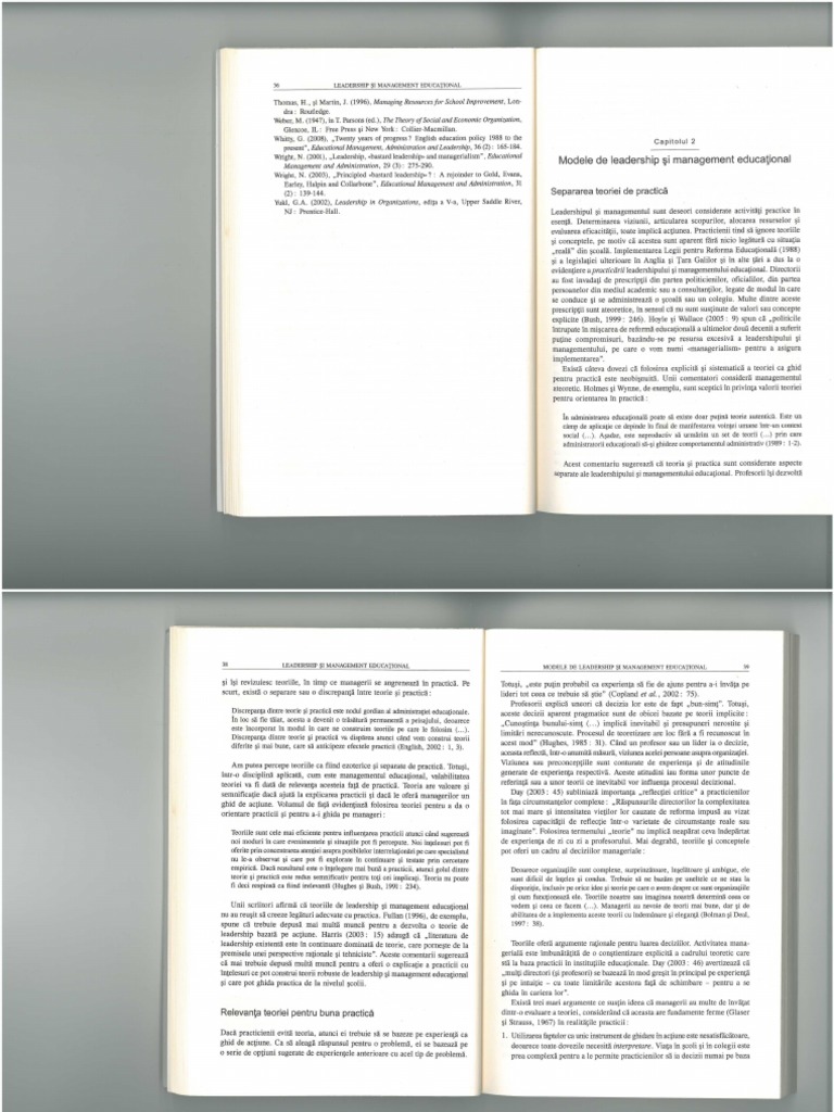 T. Bush - Leadership Si Management Educational - Tony Bush | PDF