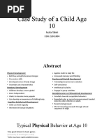 Child Case Study | PDF | Case Study | Action (Philosophy)