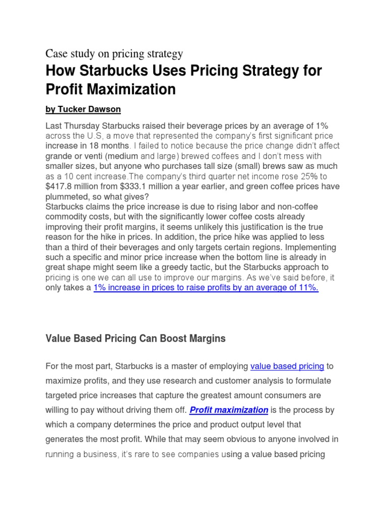 Starbuck’S Pricing Strategy | Starbucks Marketing Mix and 7Ps – IXXLIQ