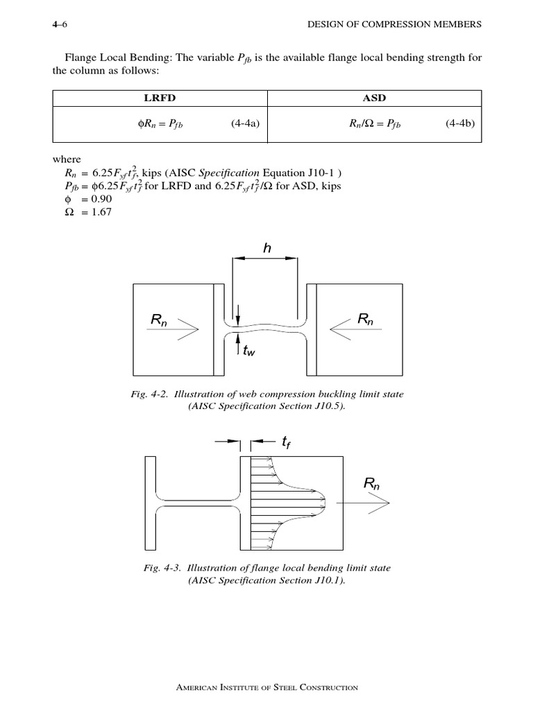 Determining the Available Flange Local Bending Strength for Steel ...