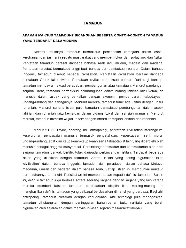 MPU 3052 Soalan 1 | PDF