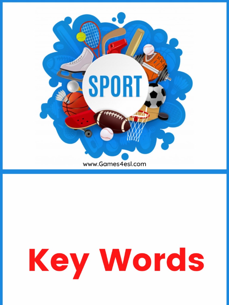 Sport Vocabulary | PDF