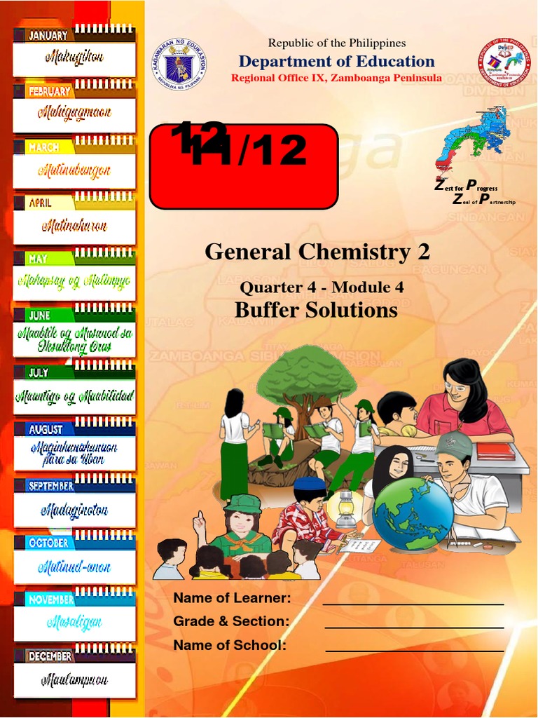 General - Chemistry Q4 M4-Buffer-Solutions | PDF | Buffer Solution | Acid