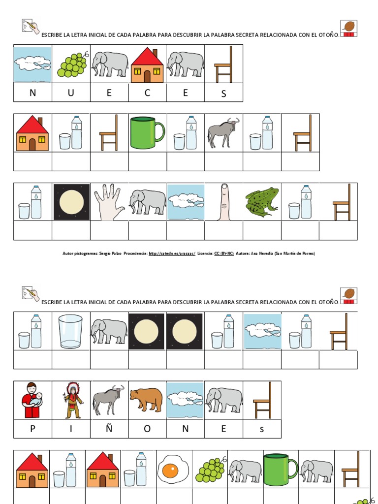 Descubre La Palabra Oculta Otoño | PDF